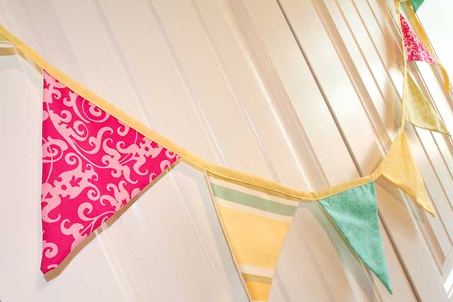 Fabric Bunting Sewing Tutorial - Artful Days