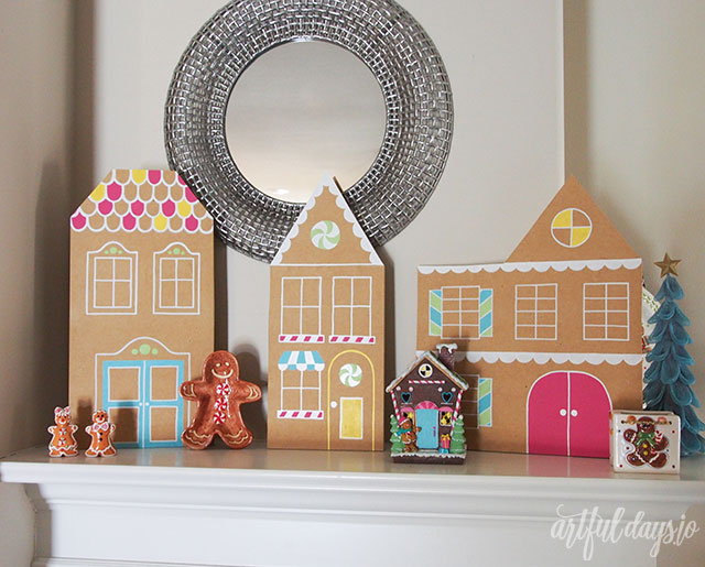 Gingerbread House Cut-Outs - Artful Days