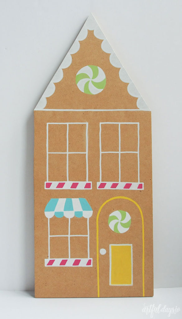 Gingerbread House Cut-Outs - Artful Days