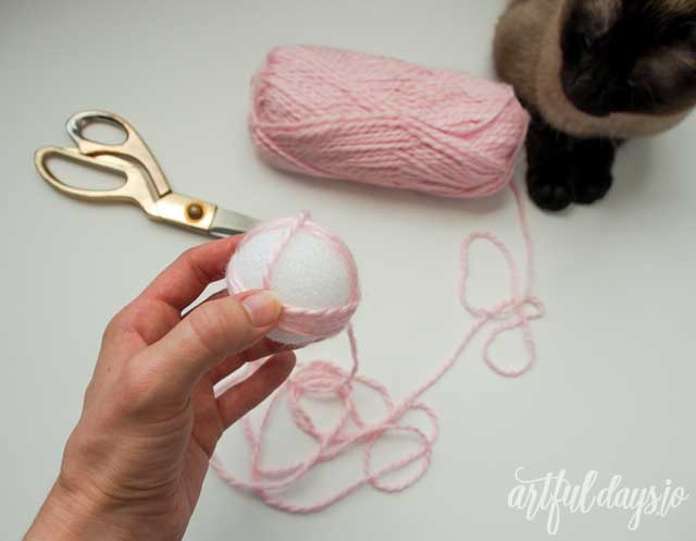 National Kitten Day = DIY Yarn Balls! - Artful Days