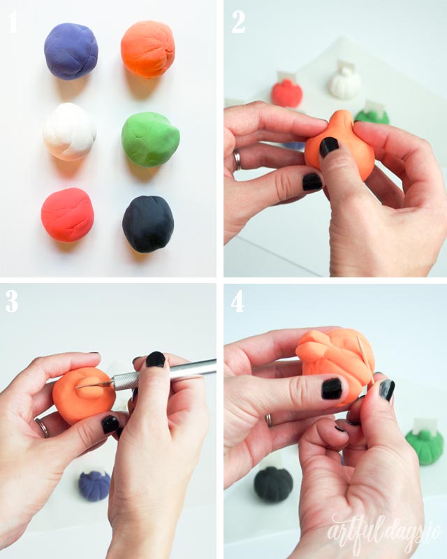 Pumpkin Place Card Holders - Artful Days