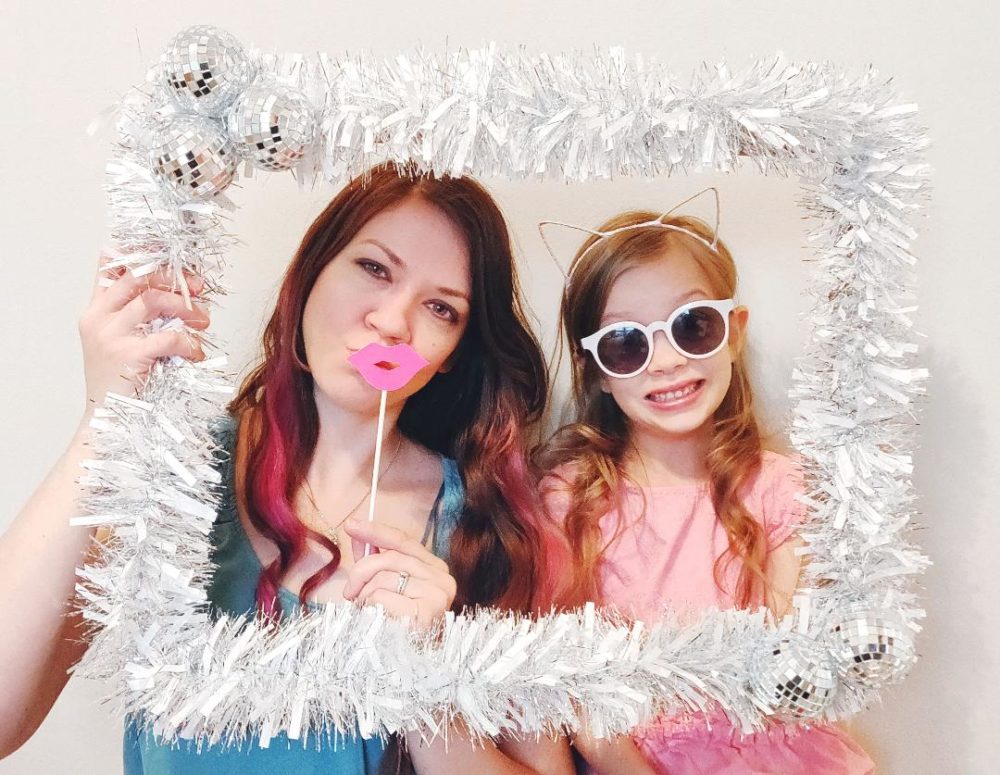 DIY Disco Ball Photo Booth Frame - Artful Days