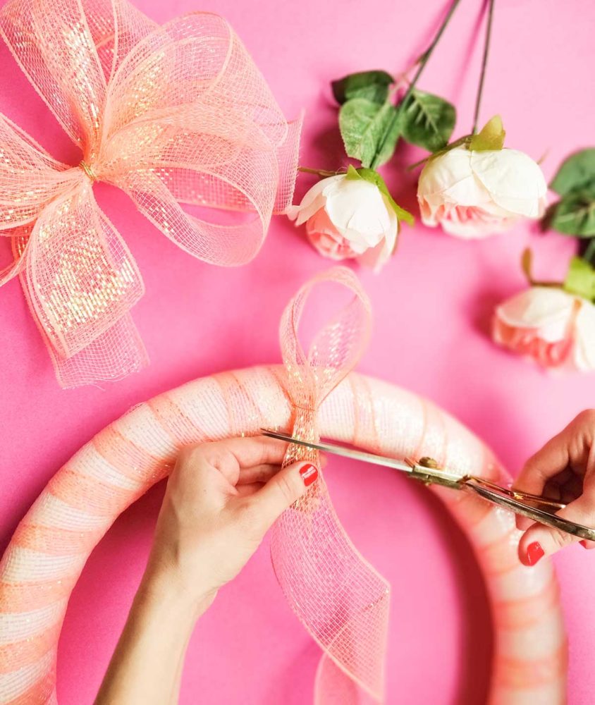 Valentine Confetti Wreath - Artful Days