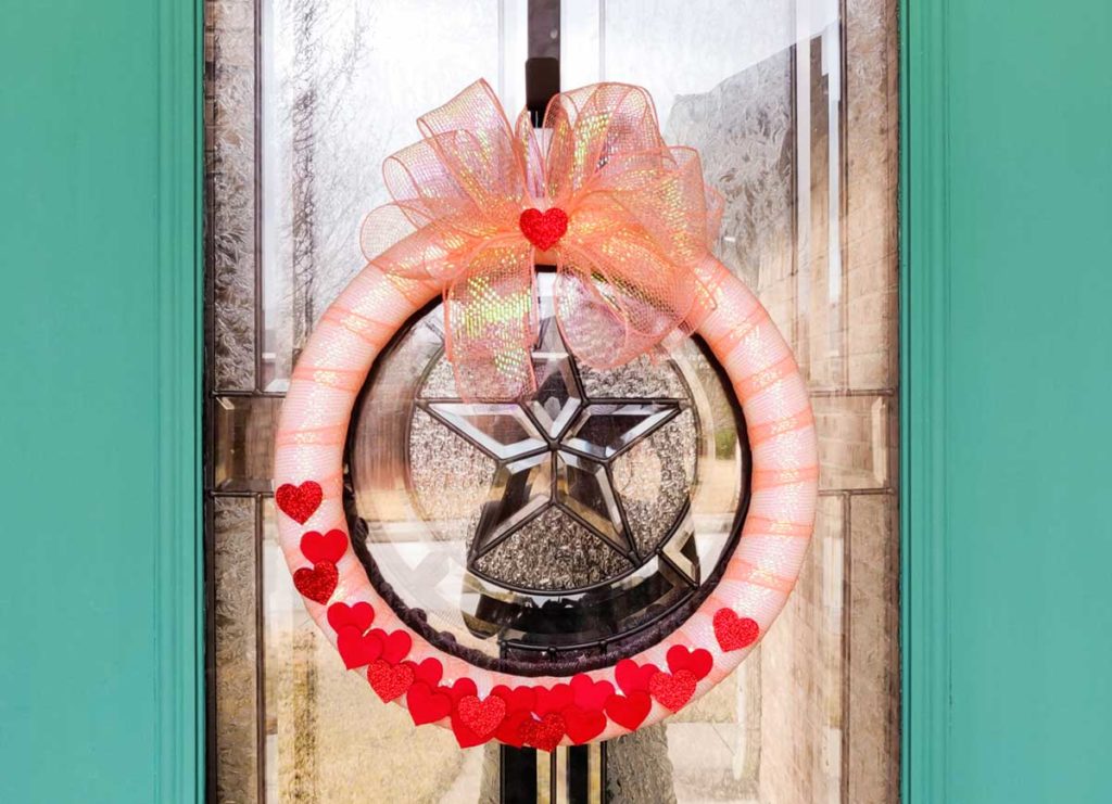 Valentine Confetti Wreath - Artful Days