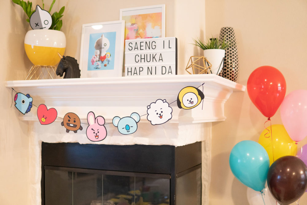 Artful Days - BTS & BT21 Character Themed Birthday Party